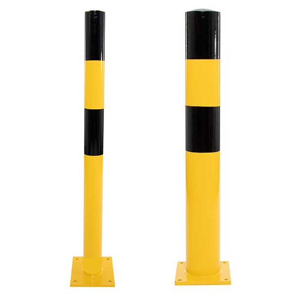 Buy Best Quality Yellow/Black Safety Bollards For Indoor & Outdoor